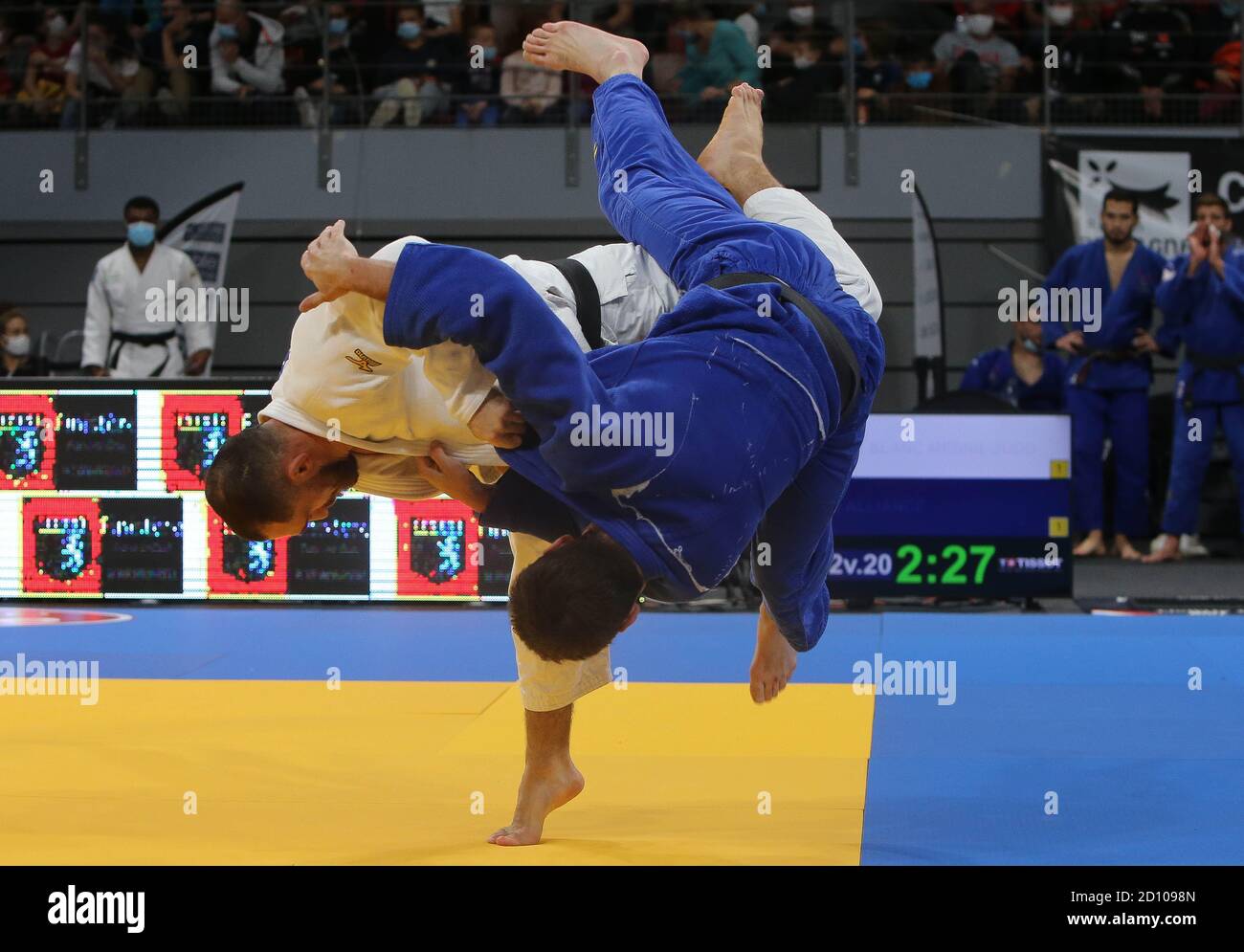 Piere Duprat of Team ES Blanc Mesnil and Chrisophe Latil of Team Nice ...