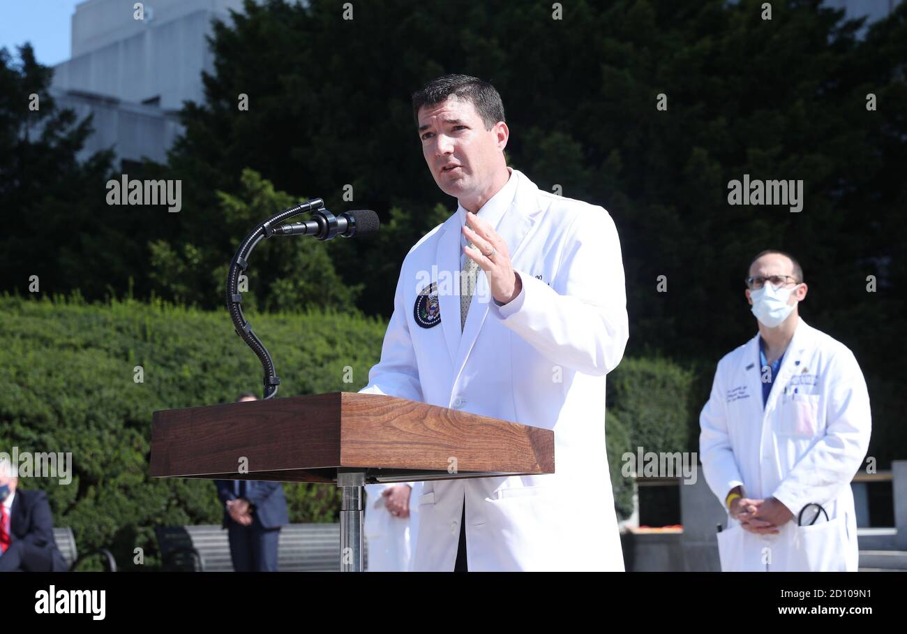 Bethesda, Maryland. 04th Oct, 2020. Commander Sean P. Conley, Physician ...