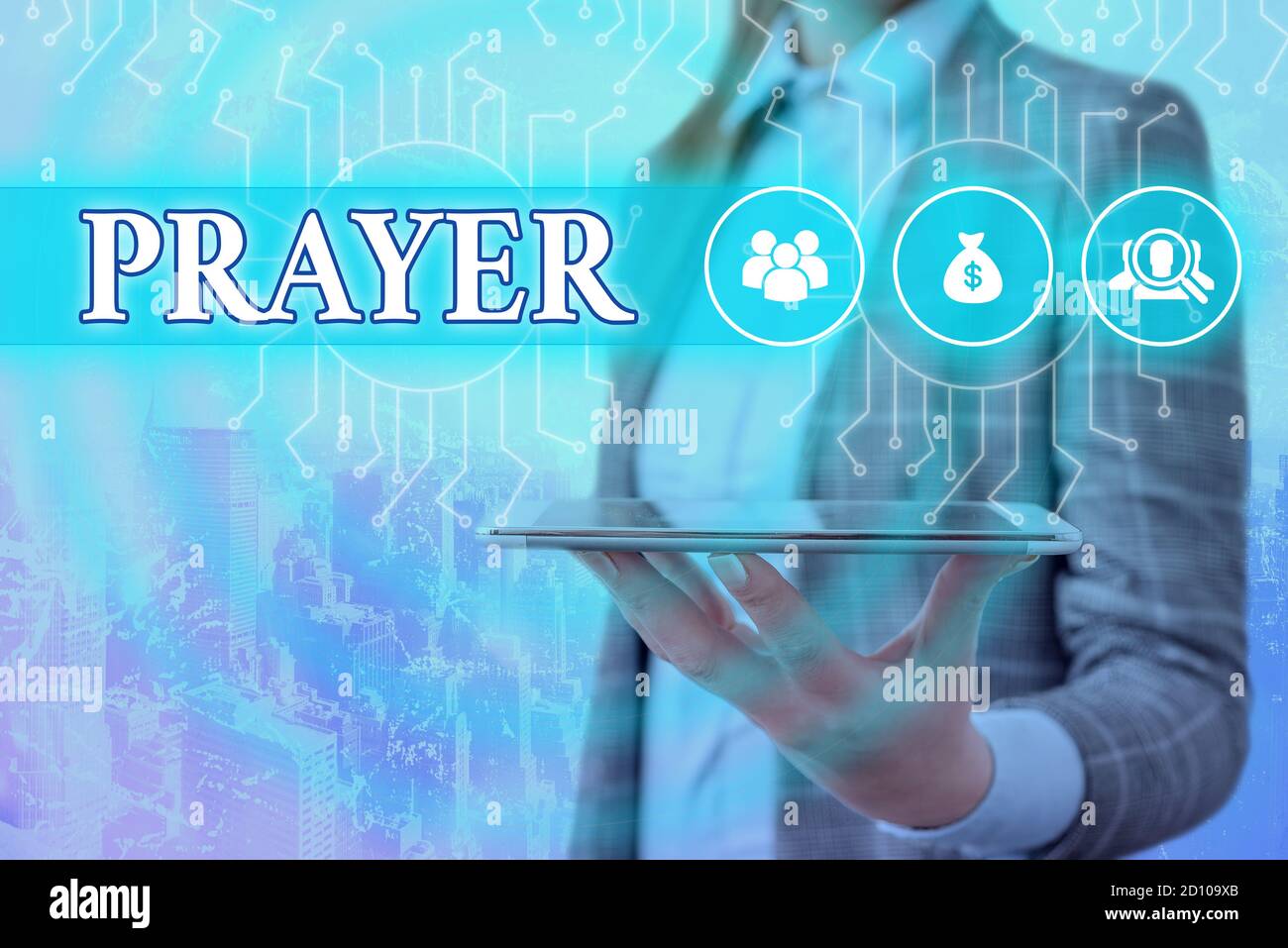 Writing note showing Prayer. Business concept for solemn request for ...