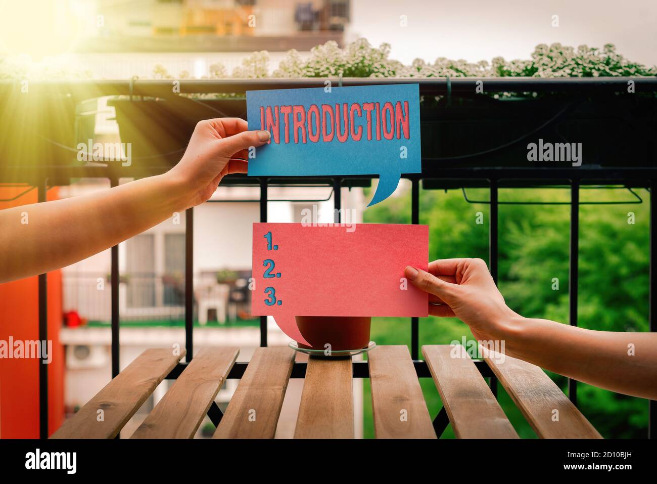 Text sign showing Introduction. Business photo showcasing act or ... Text sign showing Introduction. Business photo showcasing act or ...