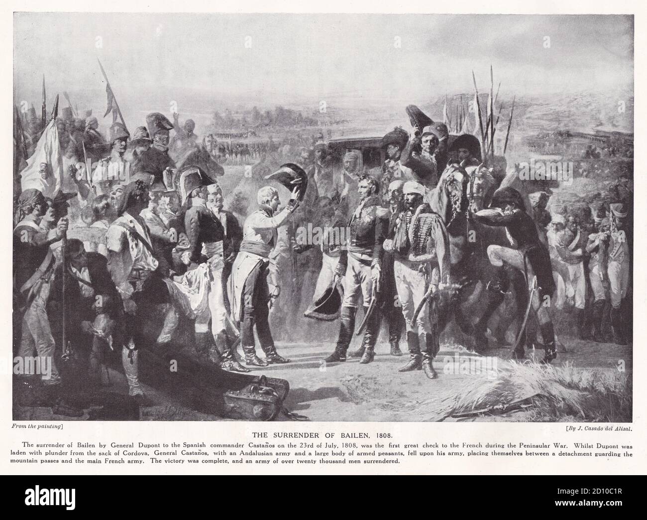 The Surrender of Bailen 1808 Stock Photo - Alamy