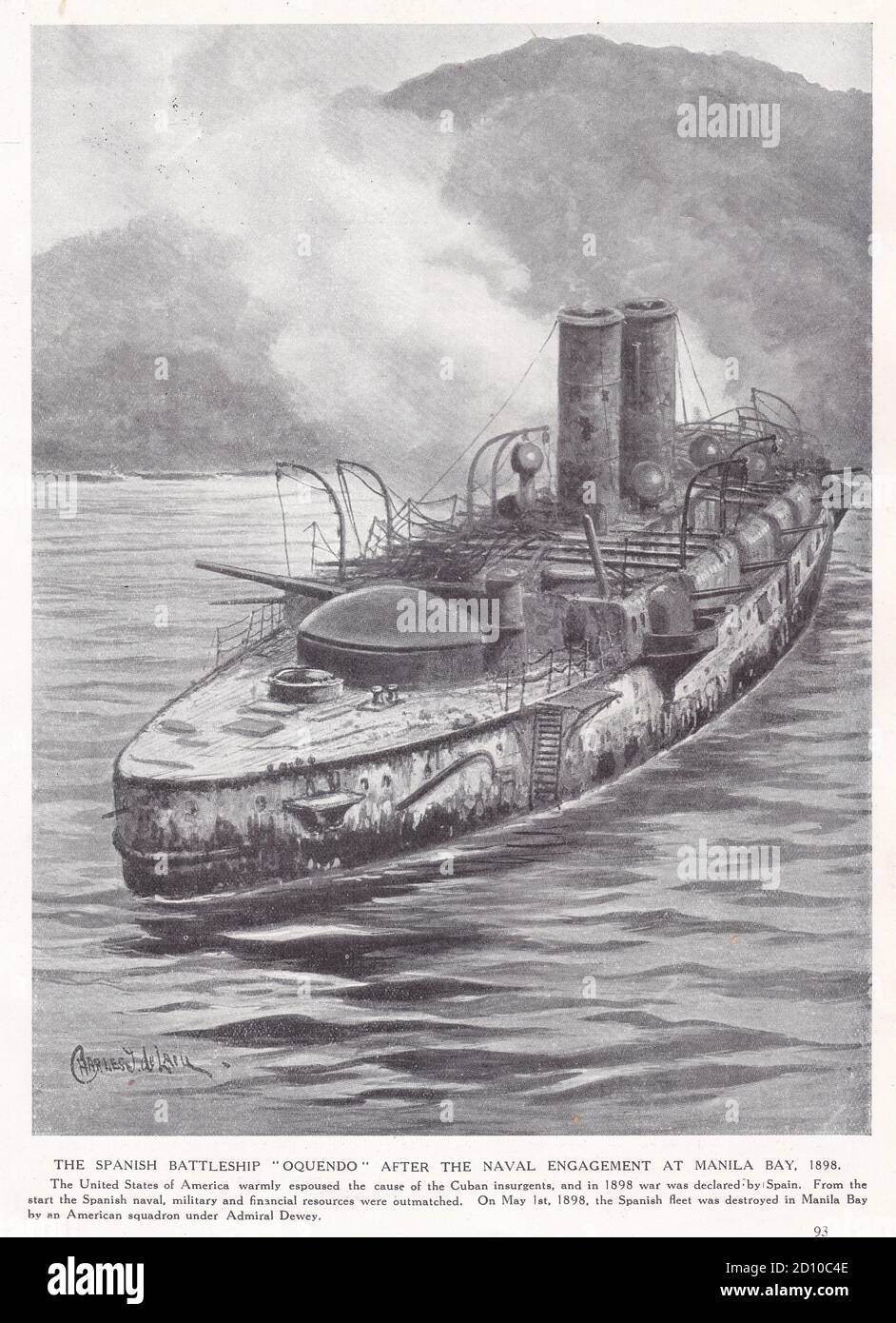 The spanish battleship oquendo hi-res stock photography and images - Alamy