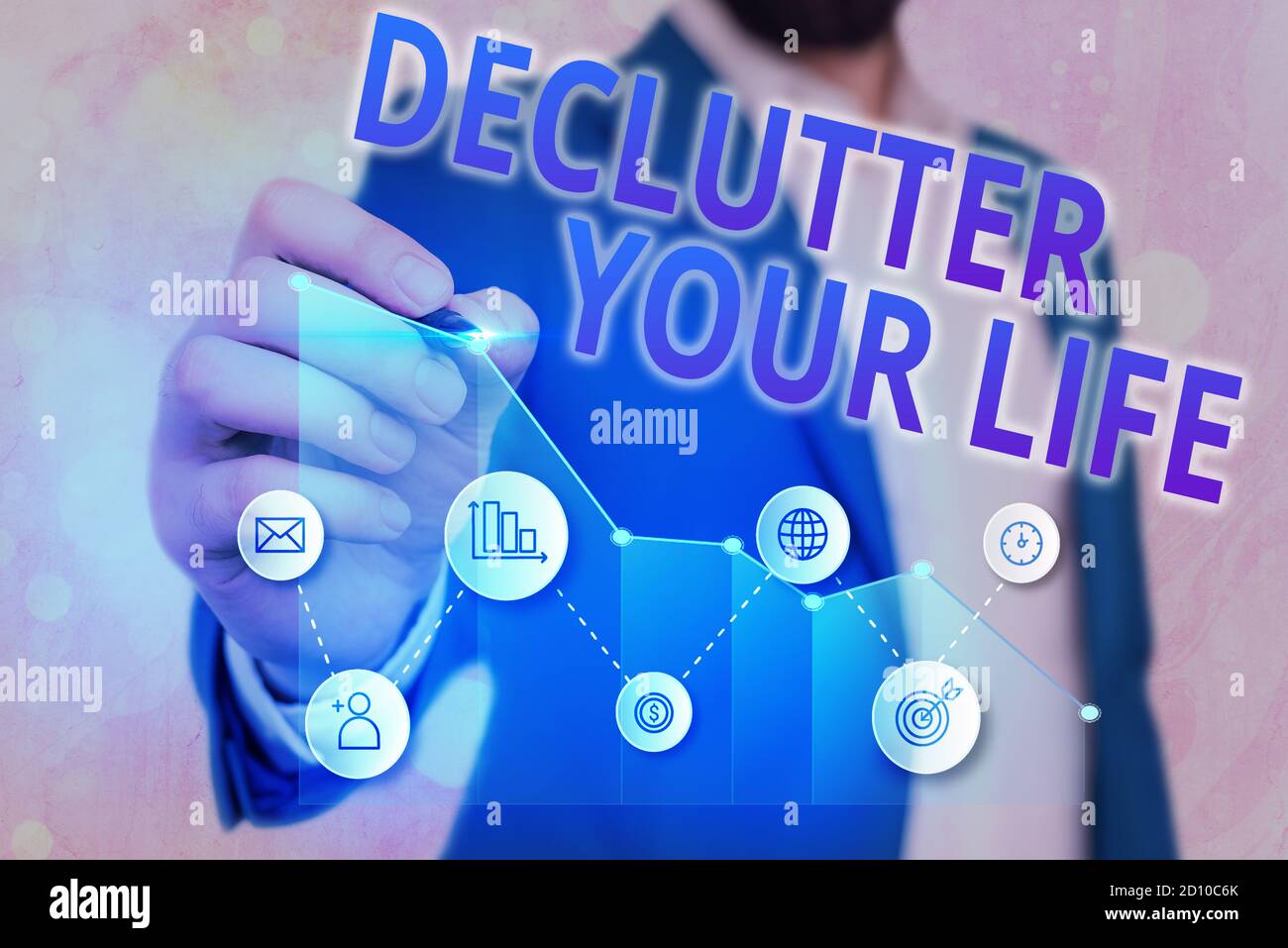 Word writing text Declutter Your Life. Business photo showcasing To ...