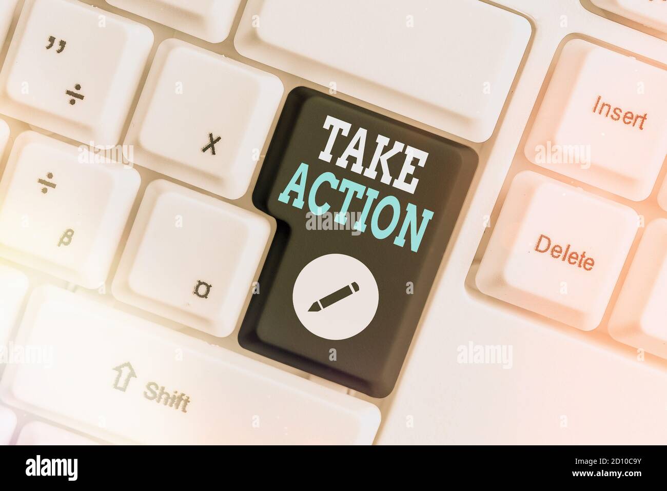 Word writing text Take Action. Business photo showcasing to do ...