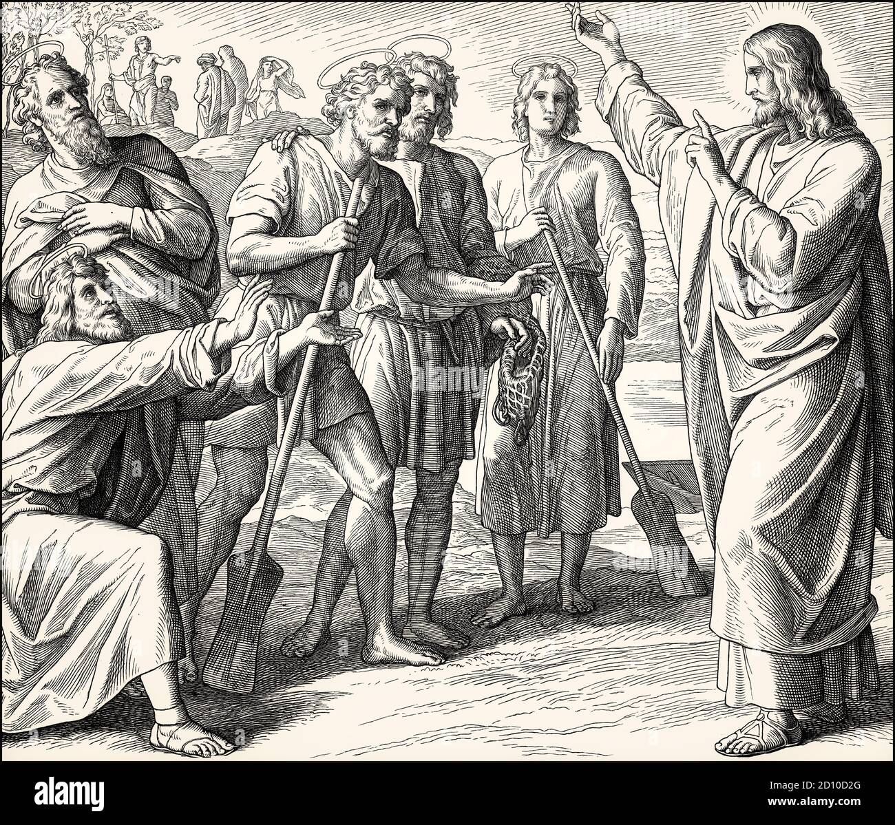 Jesus calling the apostles hi-res stock photography and images - Alamy
