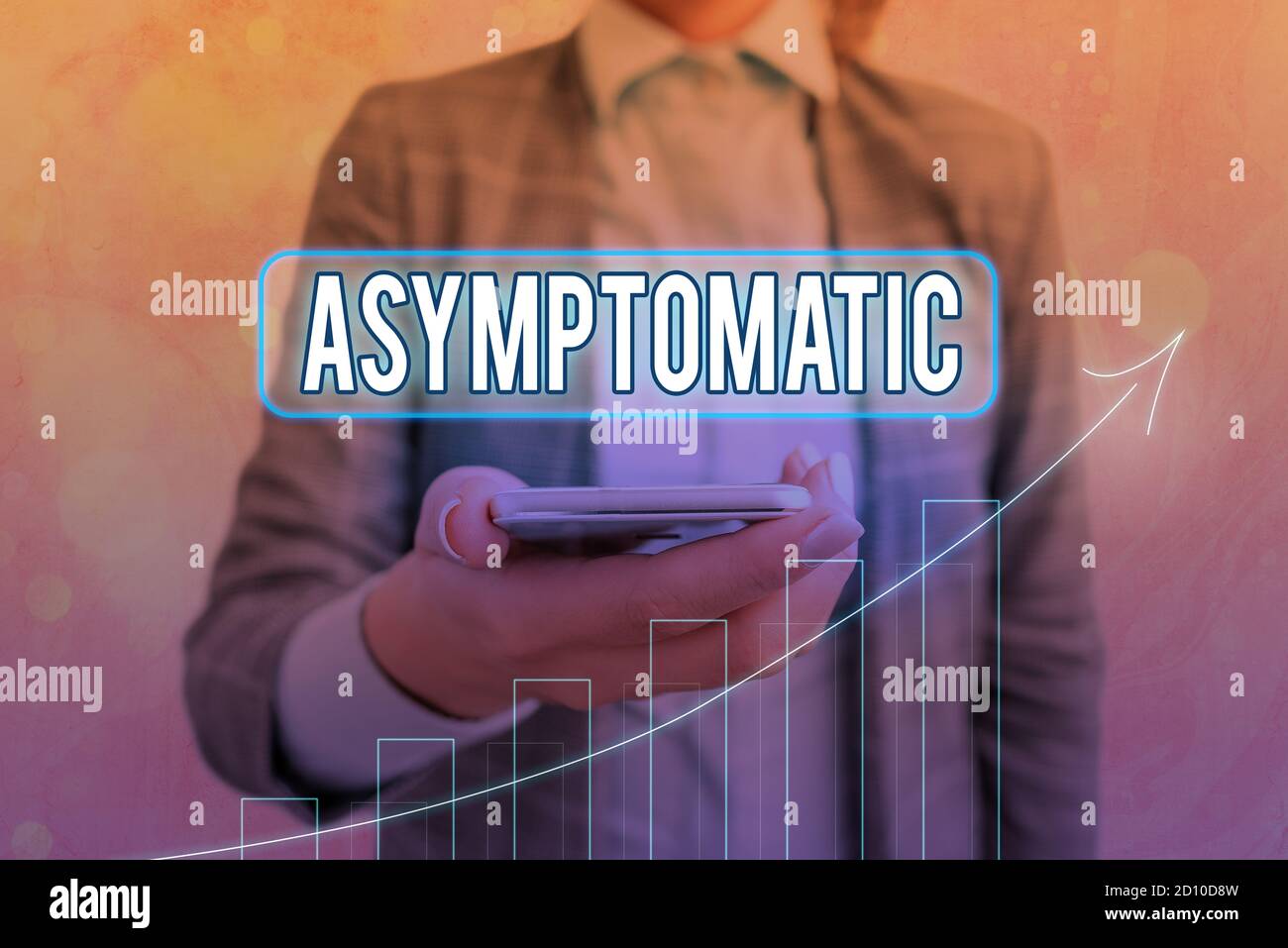 Handwriting text Asymptomatic. Conceptual photo a condition or an ...