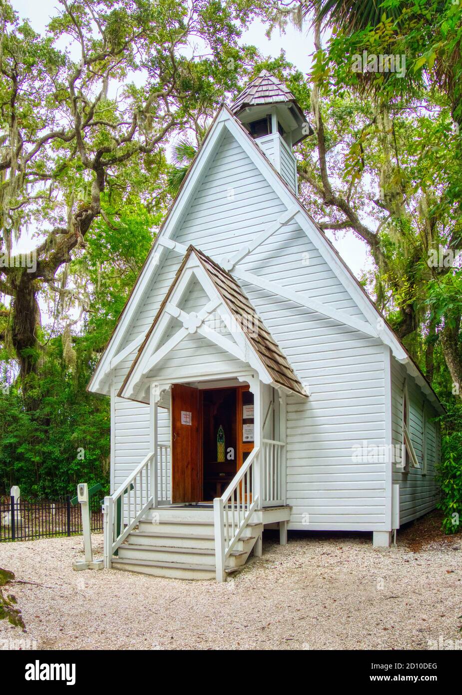 Mary’s Chapel at Historic Spanish Point in Osprey Florida in the United ...