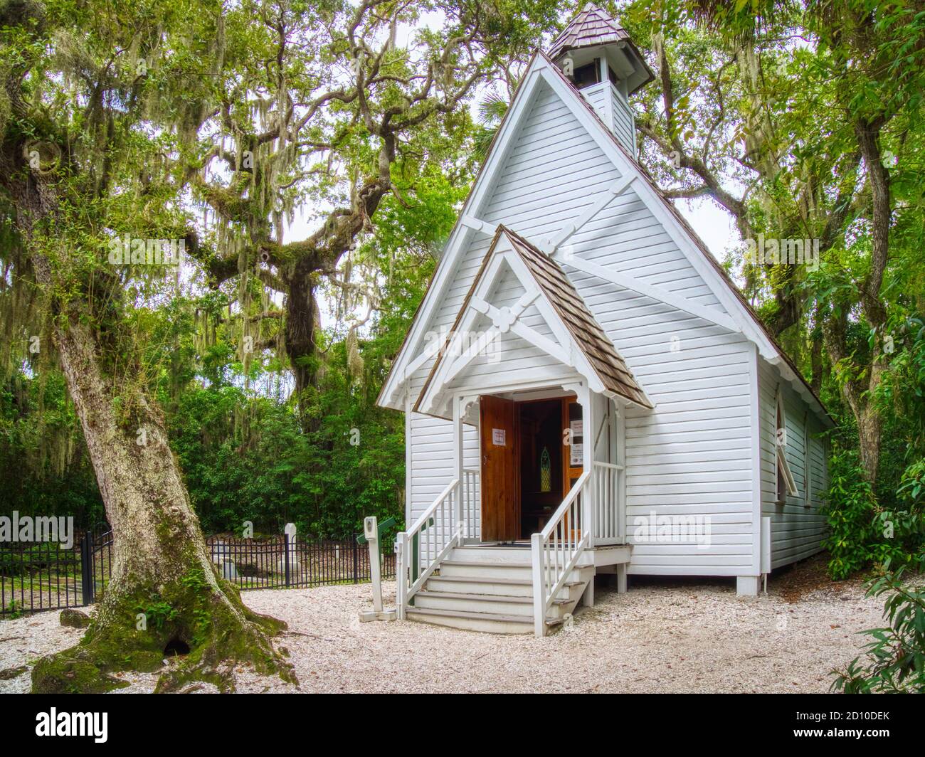Mary’s Chapel at Historic Spanish Point in Osprey Florida in the United ...