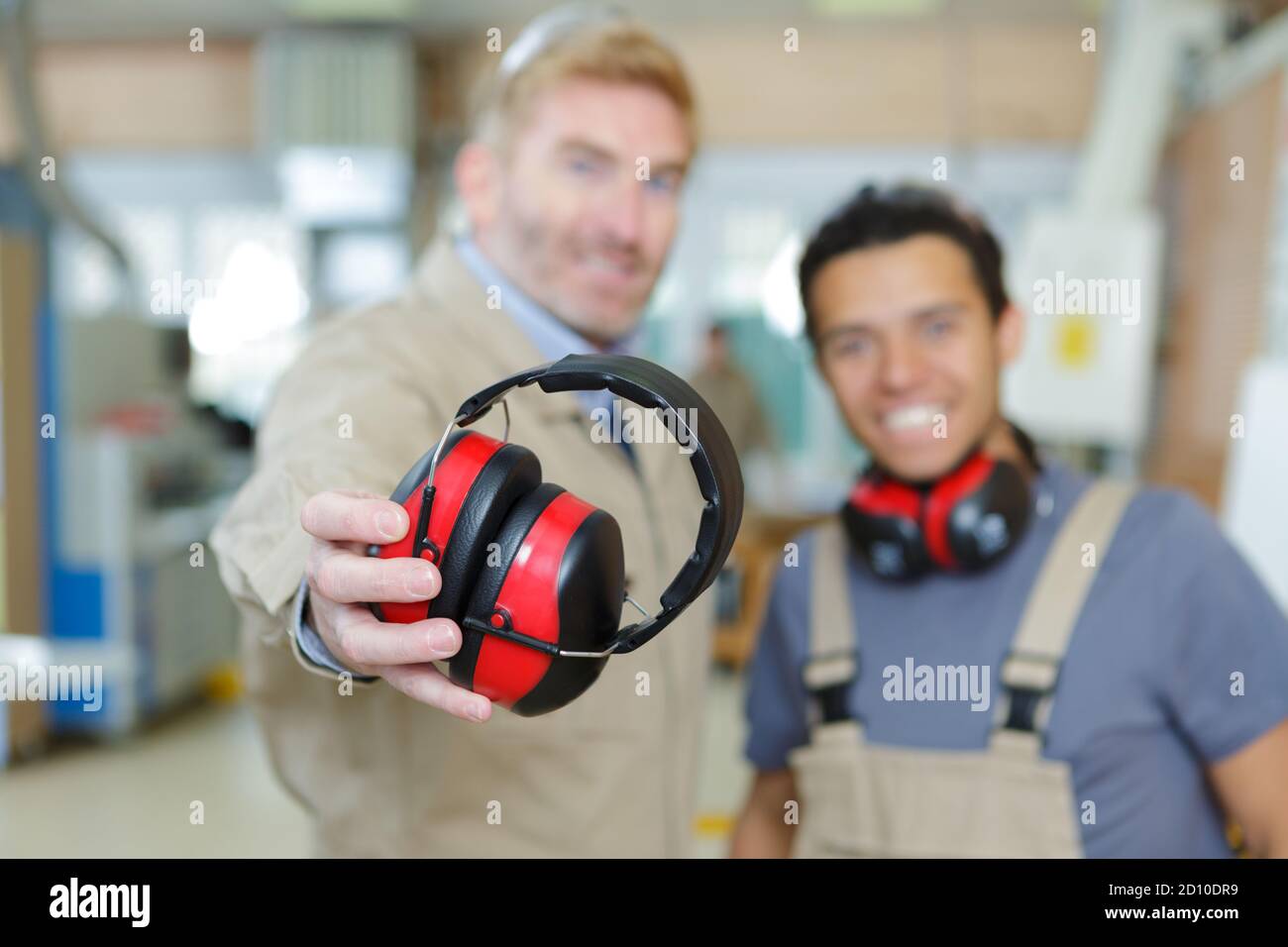 Portrait hearing protection hi-res stock photography and images - Alamy