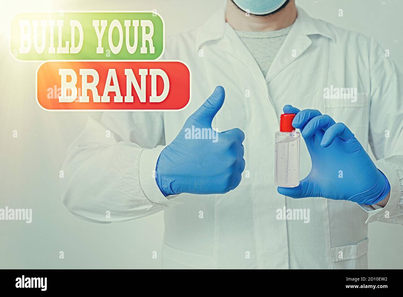 Writing note showing Build Your Brand. Business concept for enhancing ...