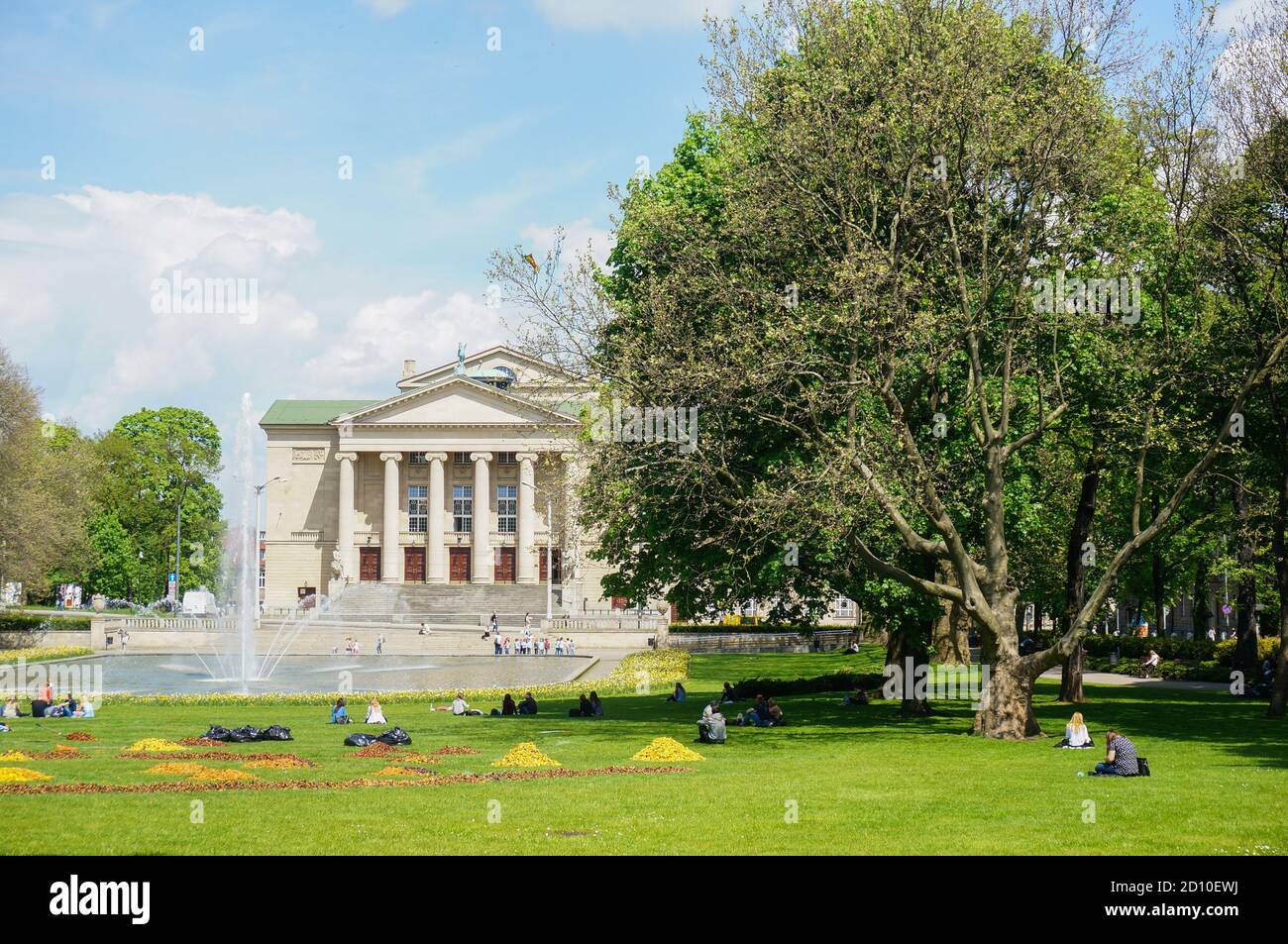 Fountain opera house poznan hi-res stock photography and images - Alamy