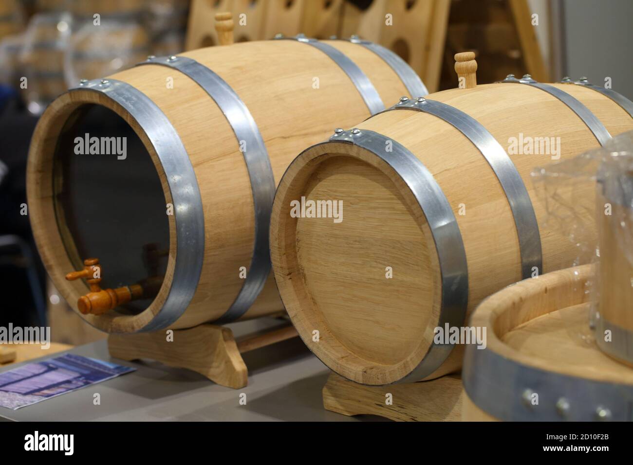 Distilled spirits oak barrels hi-res stock photography and images - Alamy