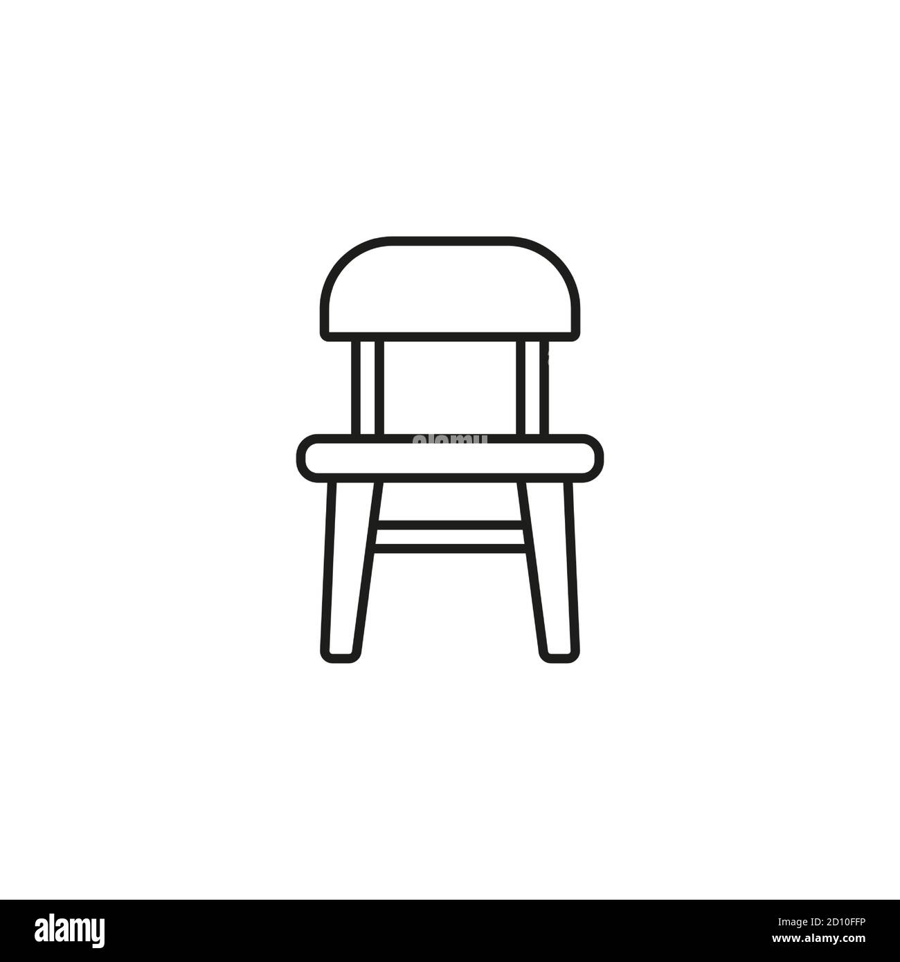 chair icon element of furniture icon for mobile concept and web apps ...