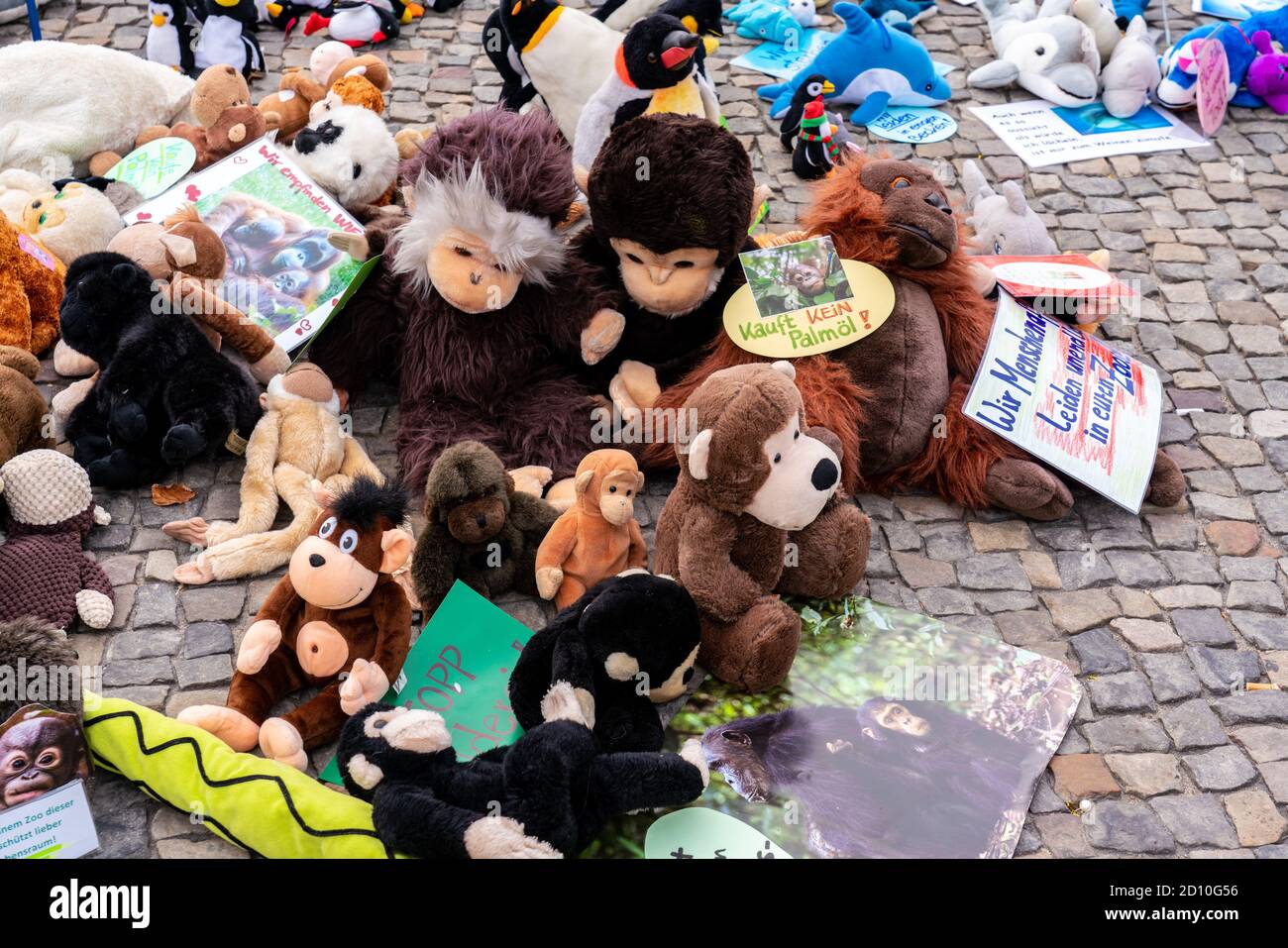 October 2nd, 2020, Berlin, at the "Animal Demo", the organizer BMT Bund ...