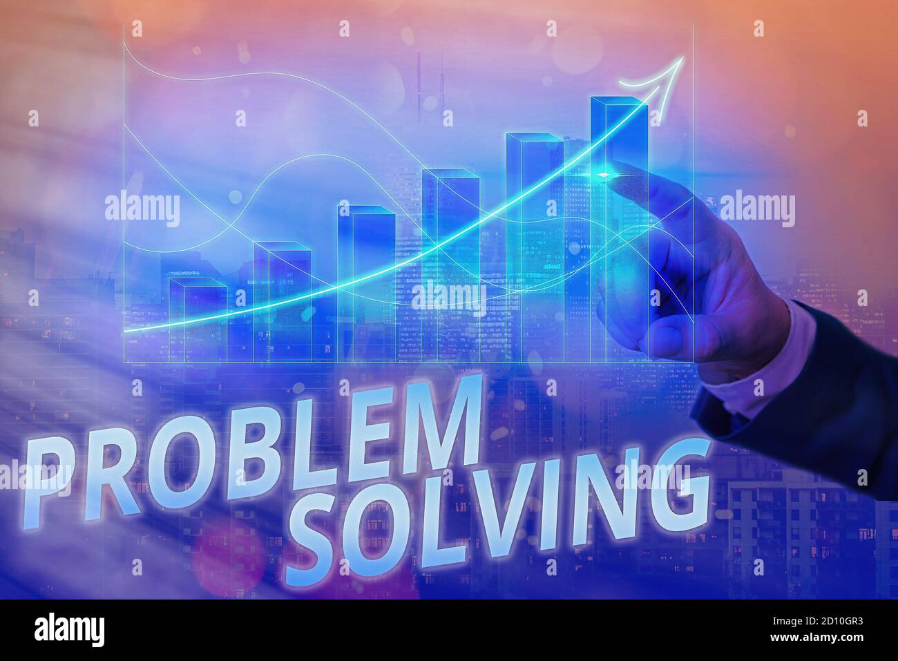 Writing note showing Problem Solving. Business concept for process of finding solutions to ...