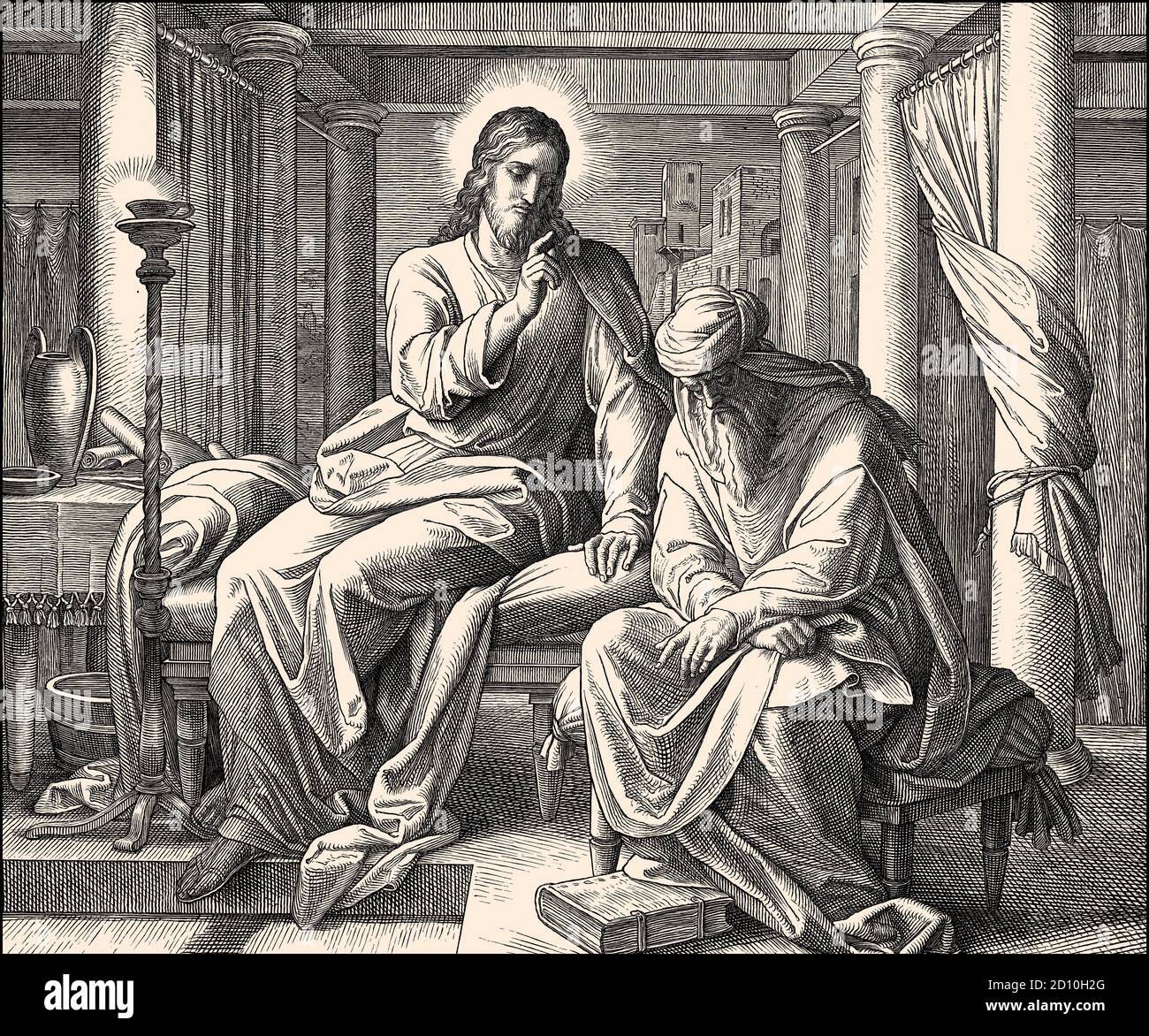 Jesus nicodemus hi-res stock photography and images - Alamy