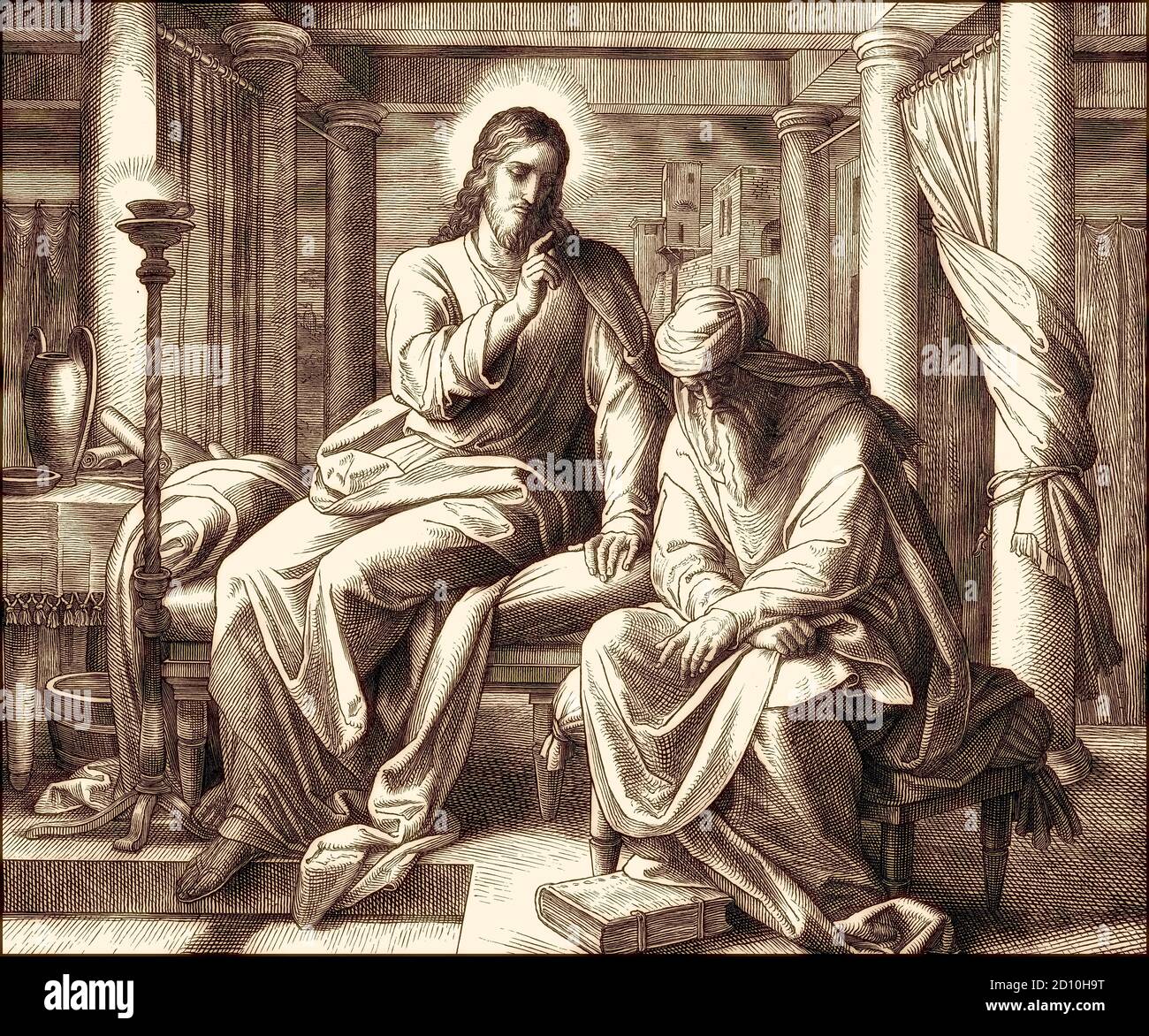 Jesus nicodemus hi-res stock photography and images - Alamy