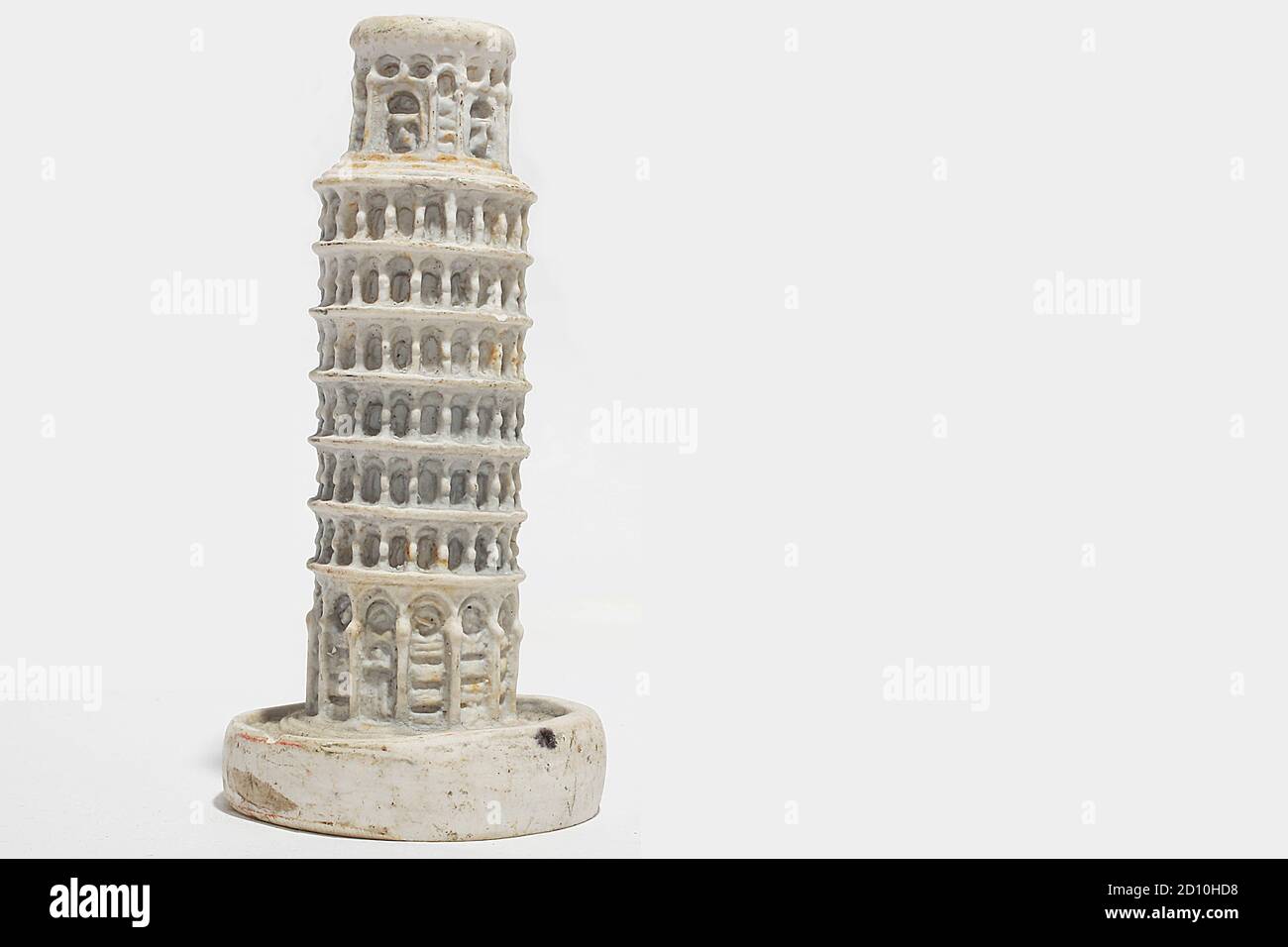 Isolated Pizza Tower, decorative handmade Stock Photo - Alamy