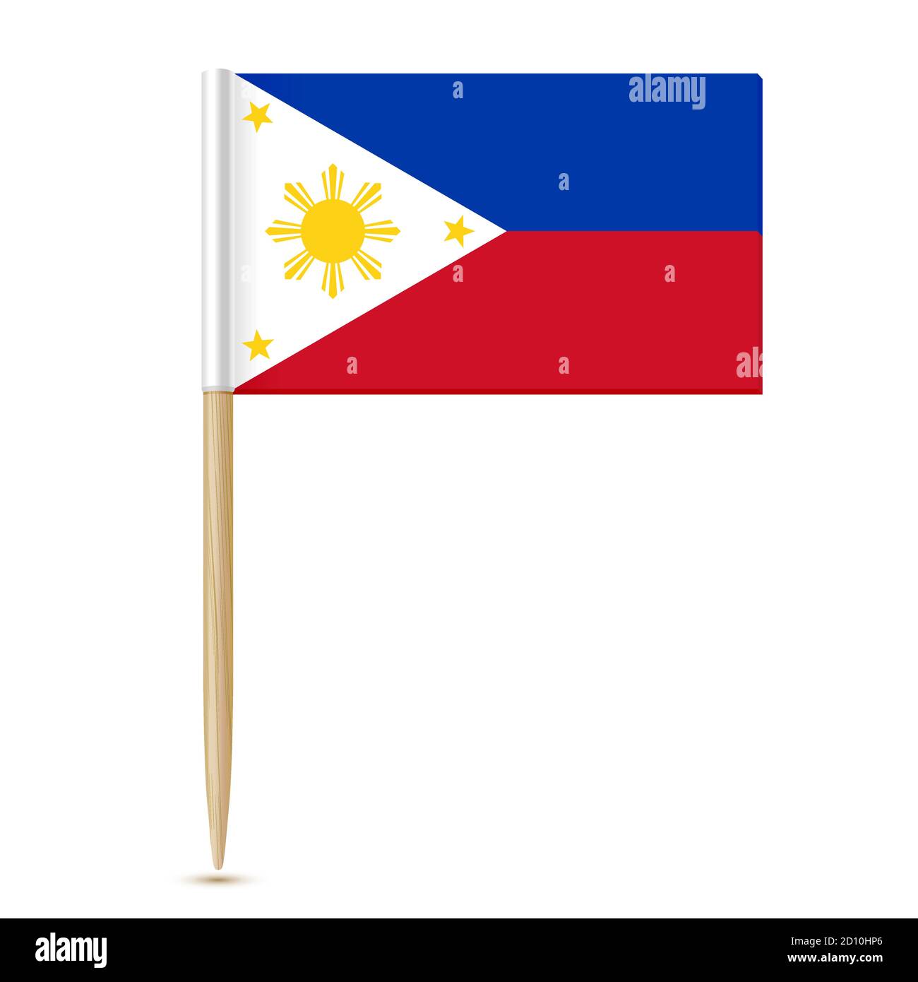 Flag of the Philippines. Flag toothpick 10eps Stock Vector Image & Art ...