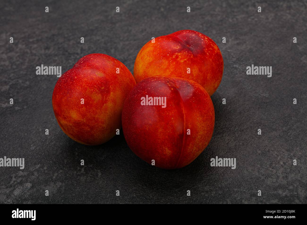 Ripe sweet tasty red Nectarine fruit Stock Photo - Alamy