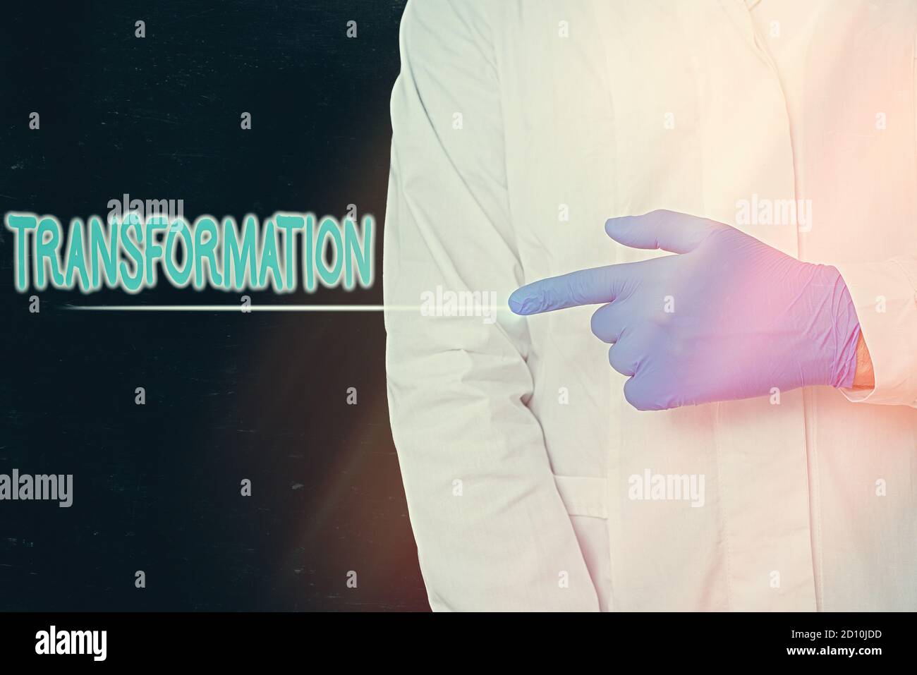 Conceptual hand writing showing Transformation. Concept meaning process ...