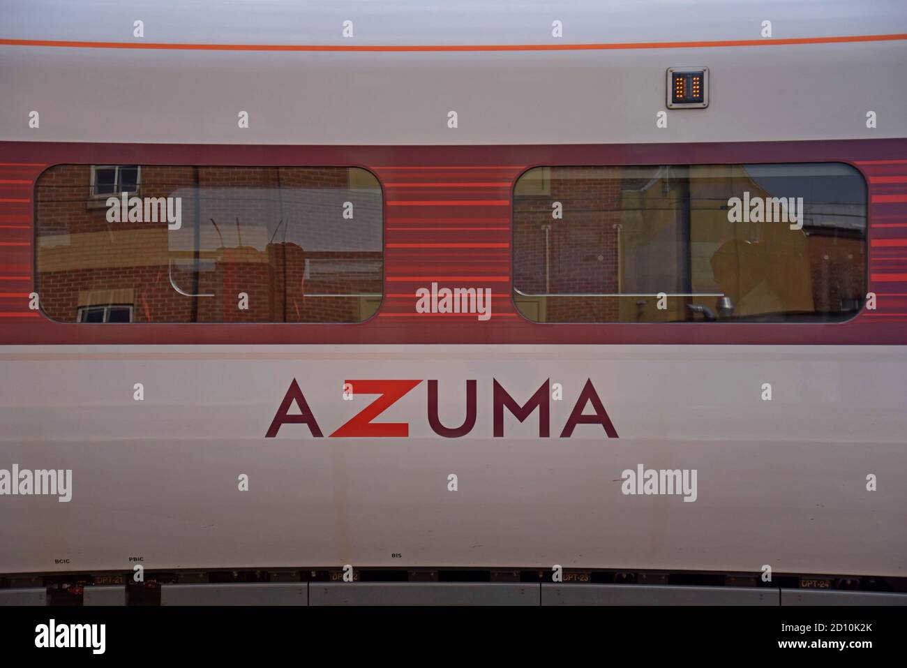 An LNER Azuma high speed train at Leeds Station, Yorkshire, UK Stock ...