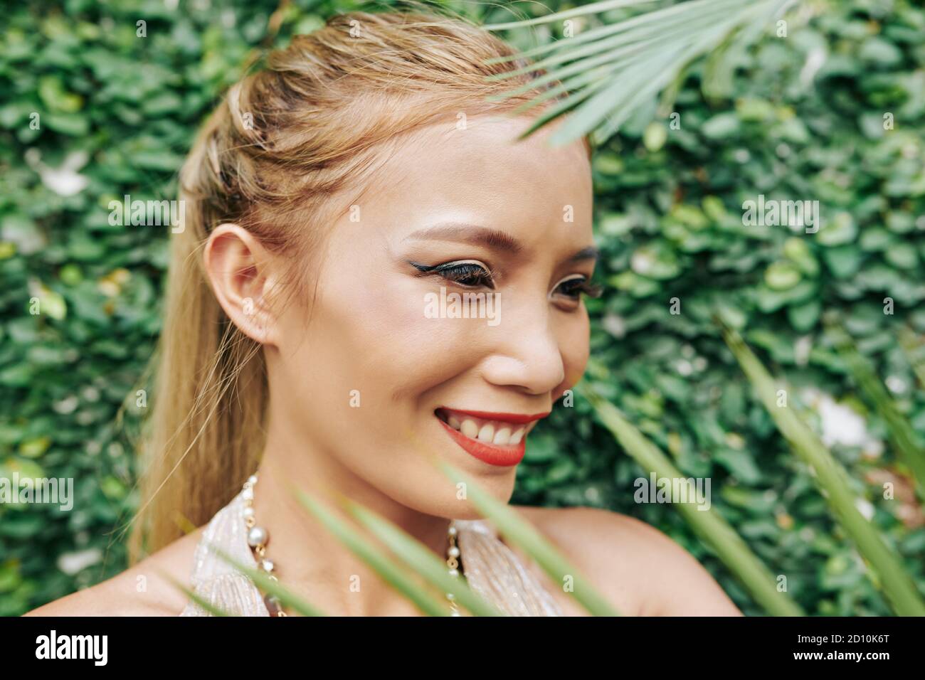 Happy pretty woman Stock Photo - Alamy