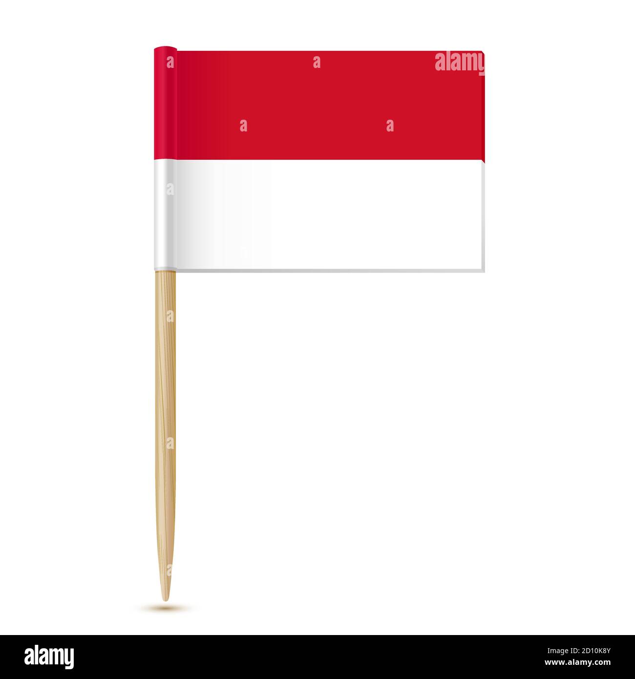 Vector flagpole with indonesia flag Stock Vector Images - Alamy