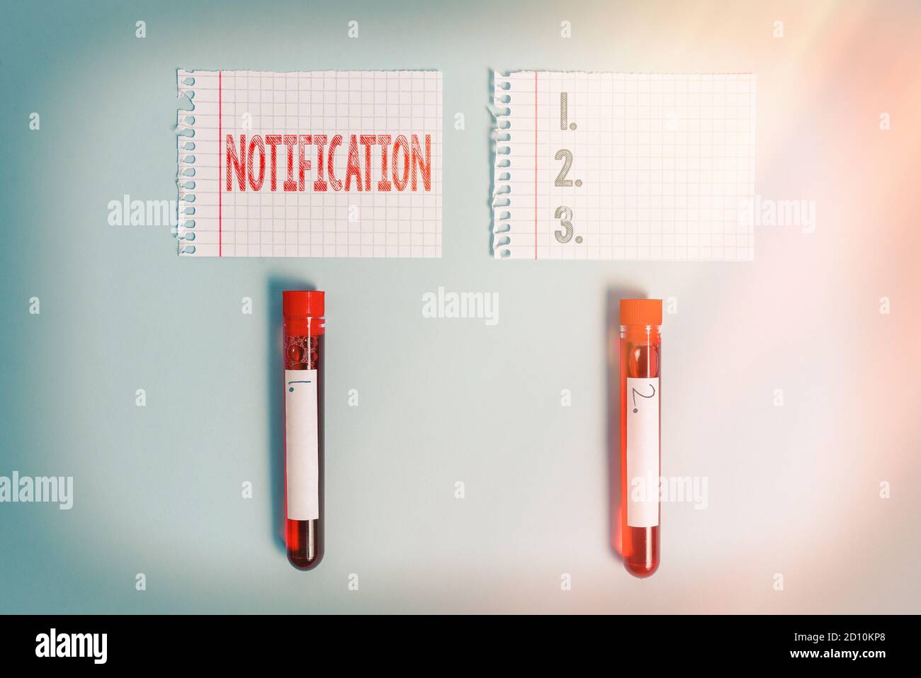 Writing note showing Notification. Business concept for act or instance ...