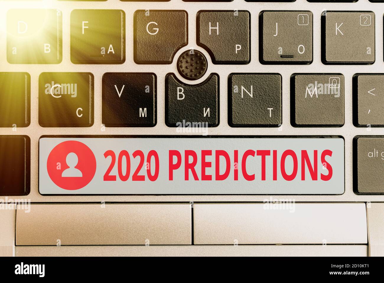 Text sign showing 2020 Predictions. Business photo text statement about ...