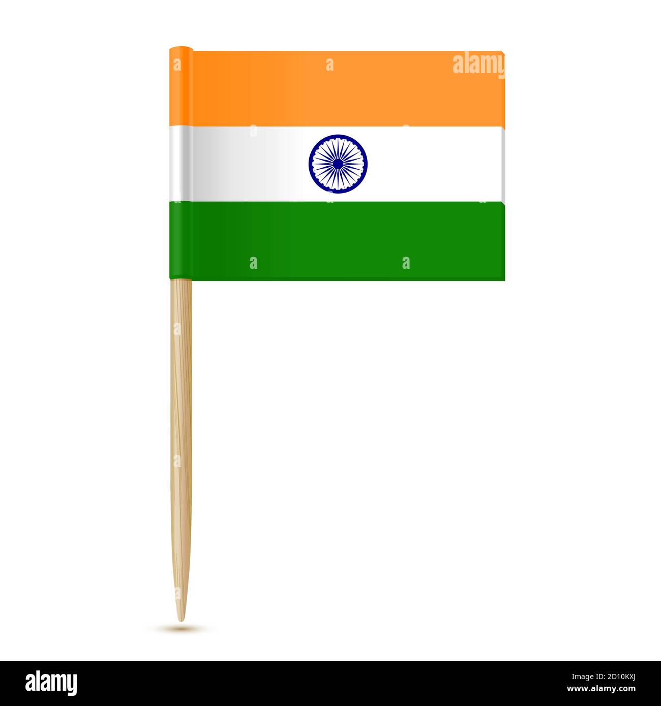 Flag of India toothpick Stock Vector Image & Art - Alamy