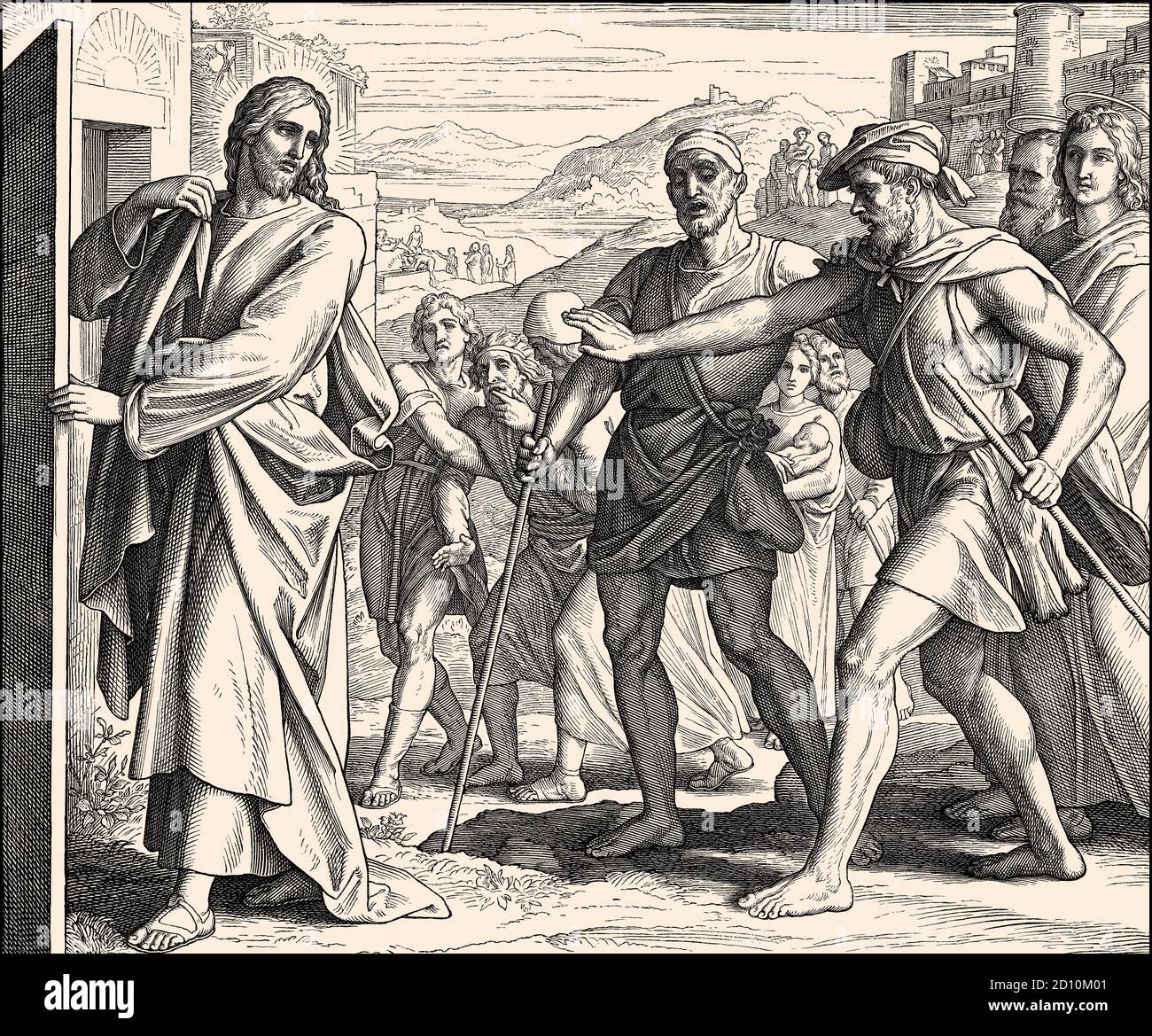 Jesus healing the blind hi-res stock photography and images - Alamy