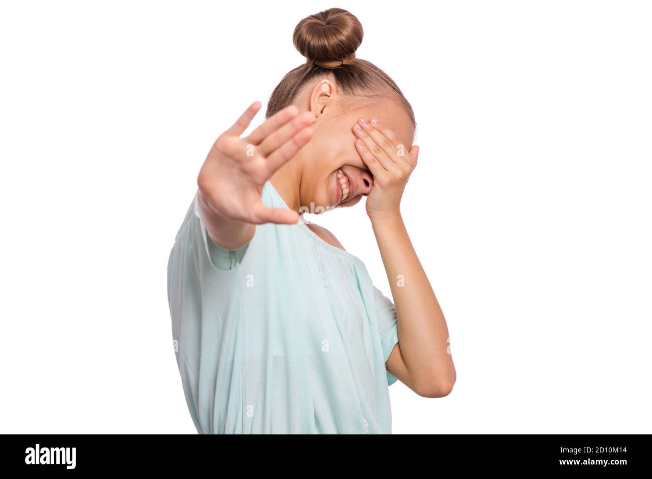 Girl emotions and signs Stock Photo - Alamy