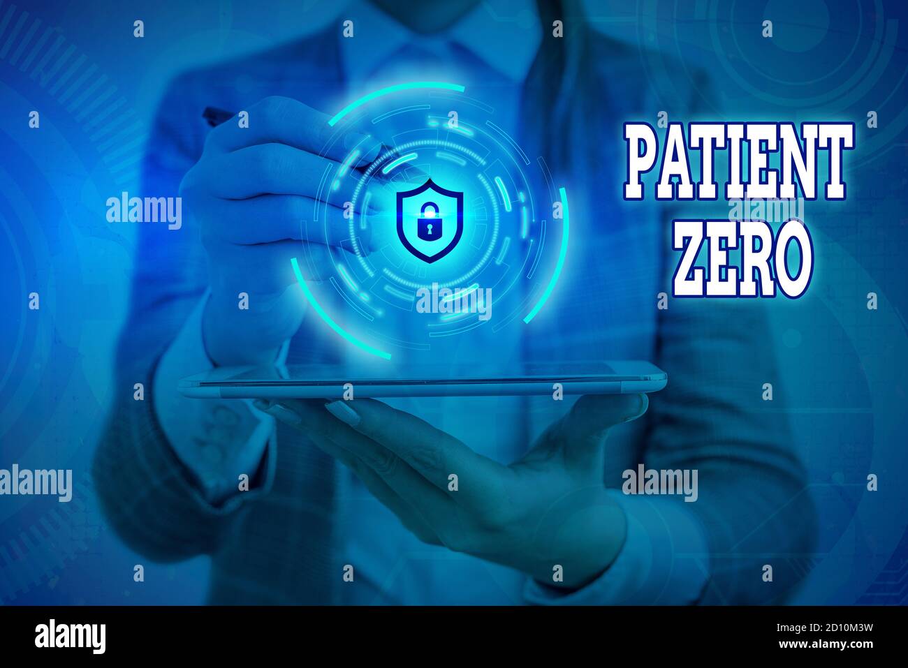 Conceptual hand writing showing Patient Zero. Concept meaning primary ...