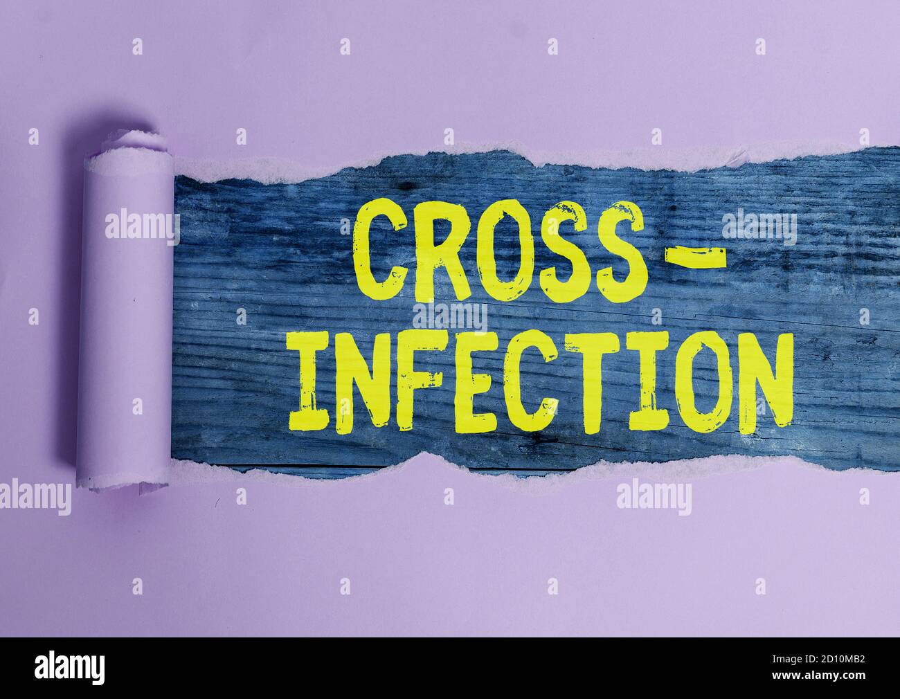 Writing note showing Cross Infection. Business concept for ...