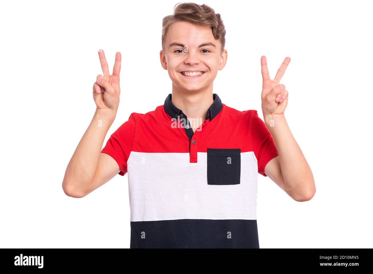 Boy emotions and signs Stock Photo - Alamy
