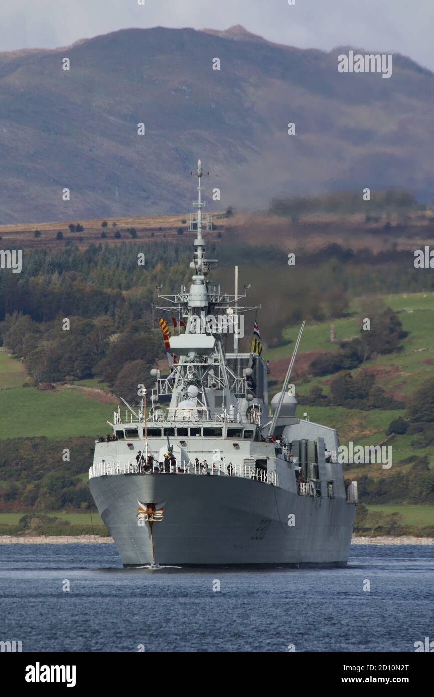 HMCS Halifax (FFH 330), a Halifax-class (or City-class) multi-role ...