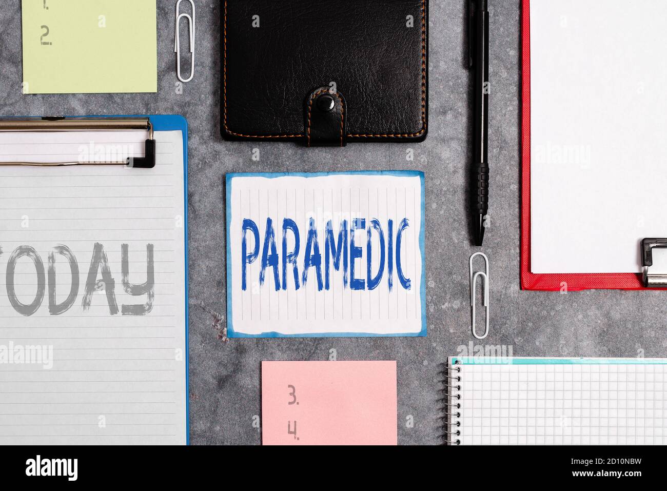 Word writing text Paramedic. Business photo showcasing a health worker ...