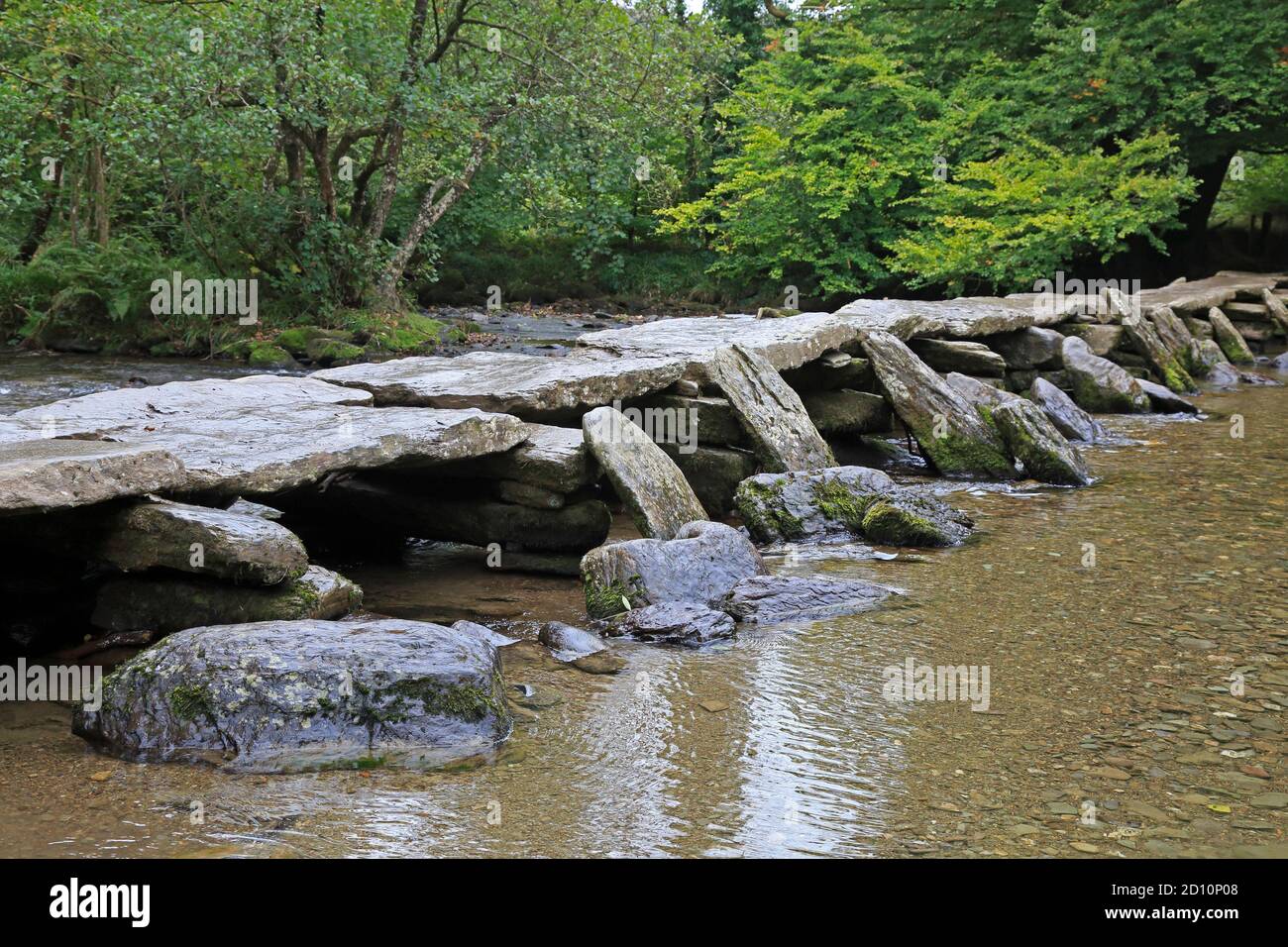 Tarr Steps Exmoor UK Stock Photo - Alamy