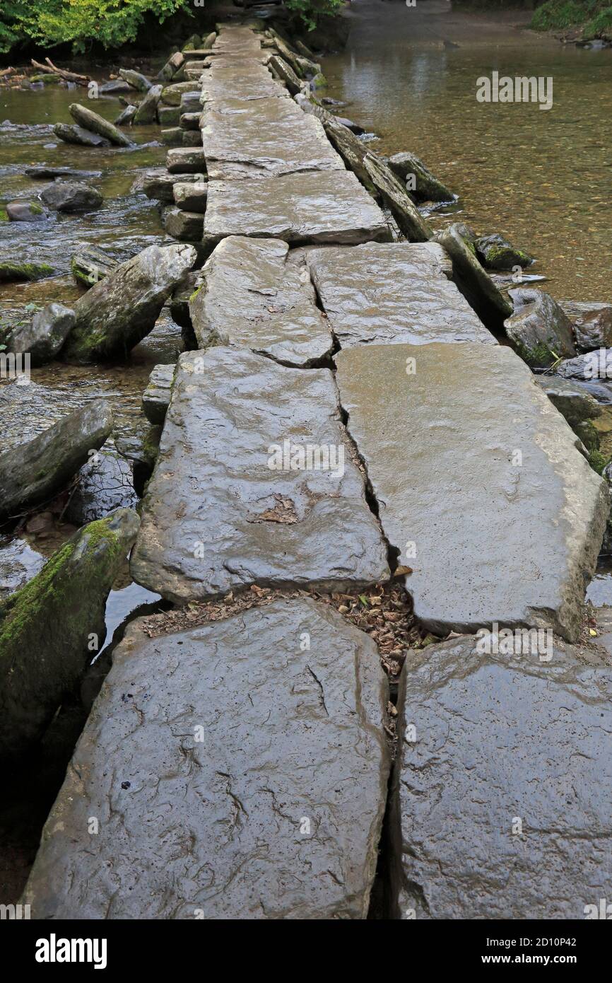 Tarr Steps Exmoor UK Stock Photo - Alamy