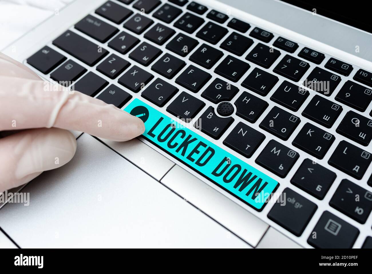 Word writing text Locked Down. Business photo showcasing emergency ...