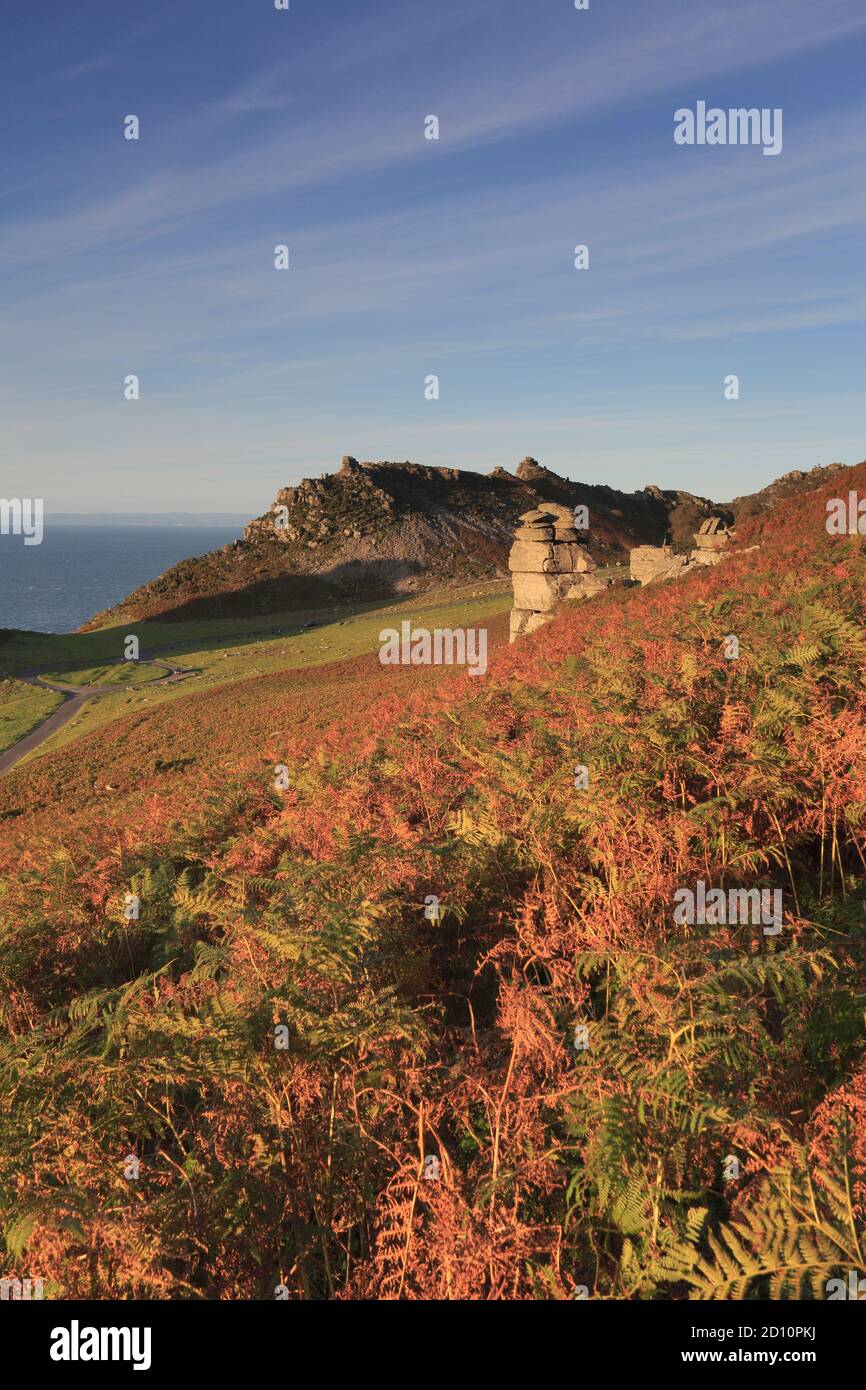 Valley of the rocks exmoor devon hi-res stock photography and images ...
