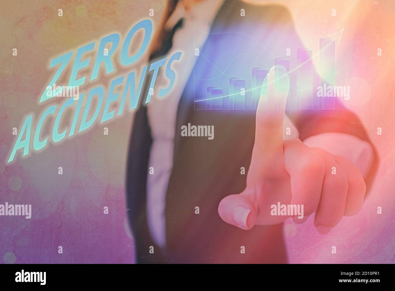 Text sign showing Zero Accidents. Business photo showcasing important ...