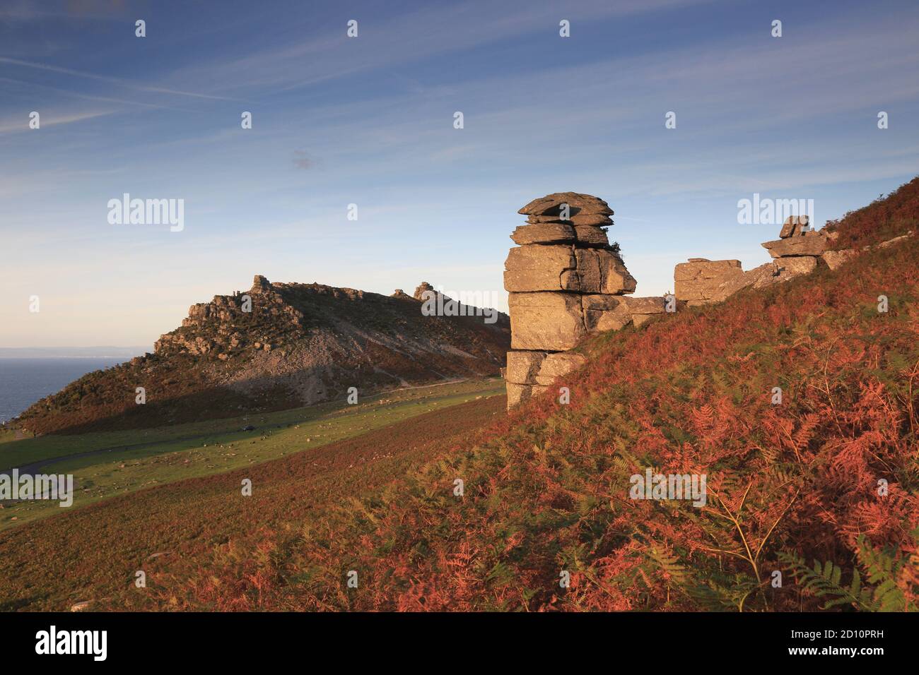 Valley of the Rocks Exmoor Devon Stock Photo - Alamy