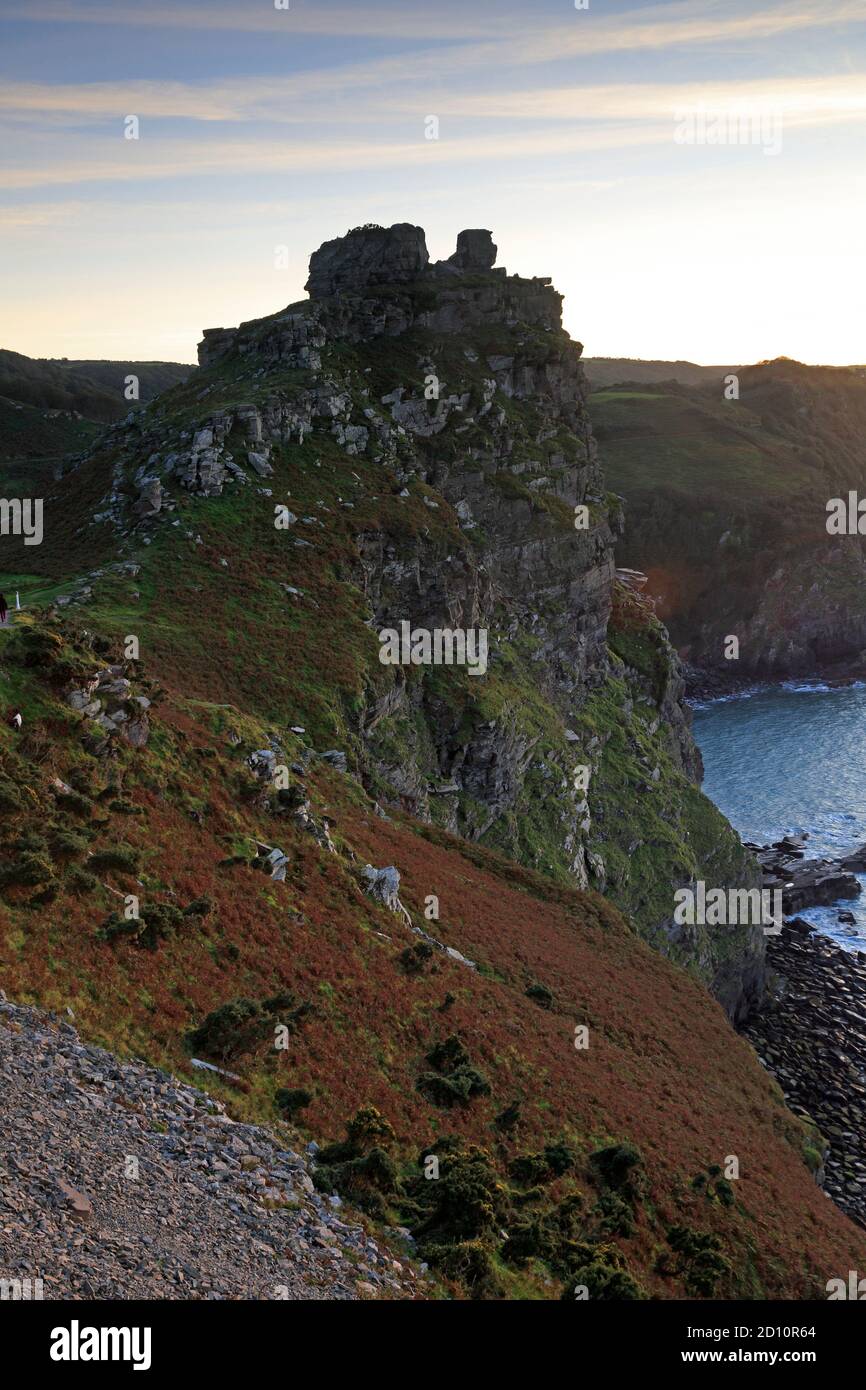 Valley of the Rocks Exmoor Devon Stock Photo - Alamy