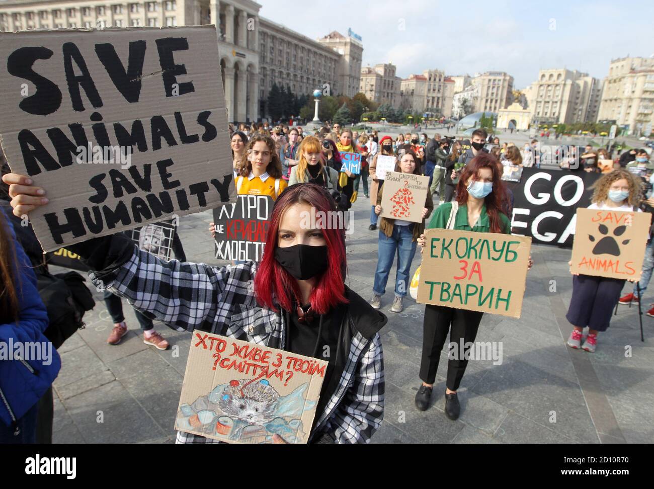 Animal rights placards hi-res stock photography and images - Alamy