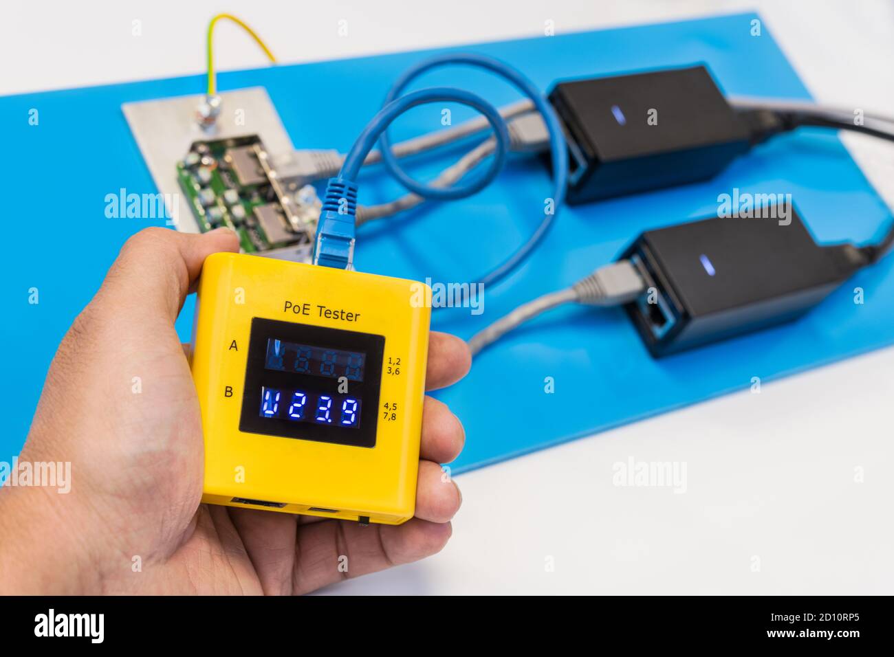 Service repair cable tester hi-res stock photography and images - Alamy