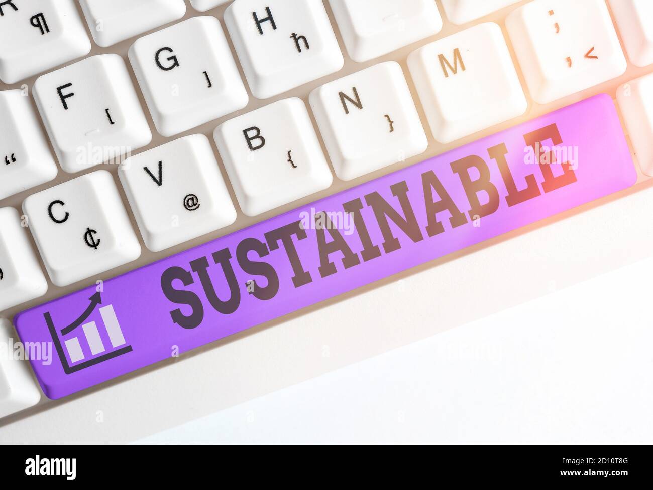 Conceptual hand writing showing Sustainable. Concept meaning the ...