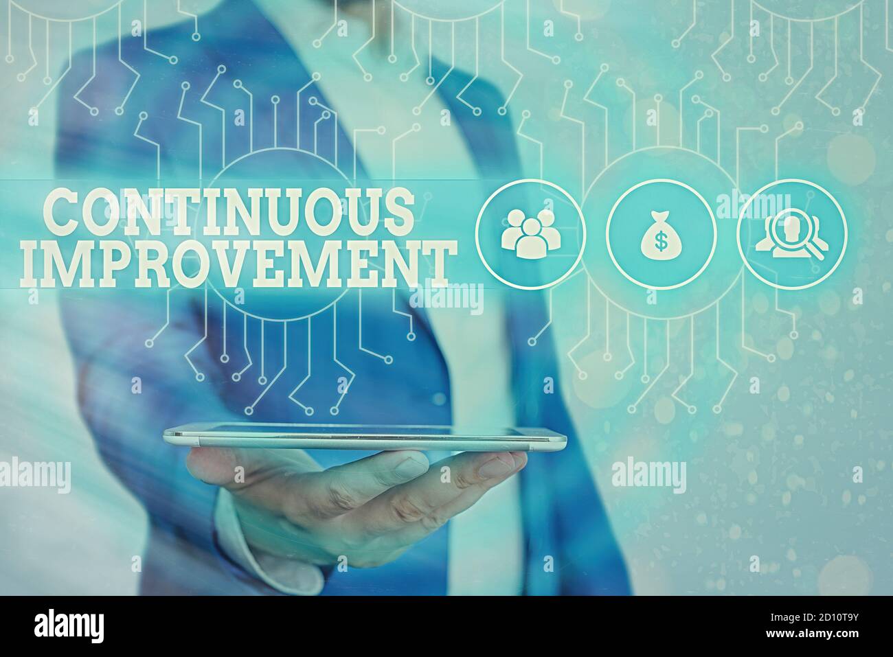 Conceptual hand writing showing Continuous Improvement. Concept meaning ...