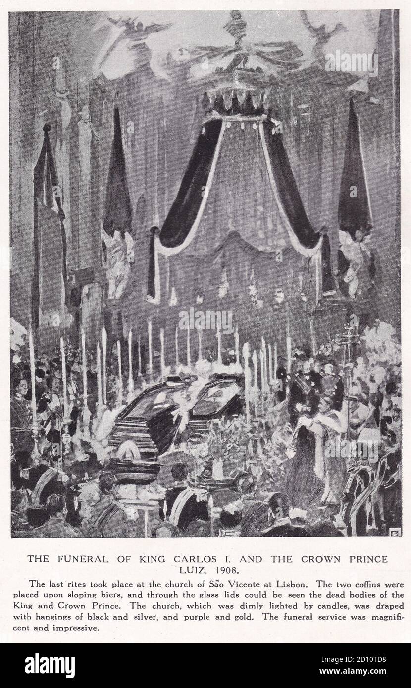 The funeral of king carlos i hi-res stock photography and images - Alamy